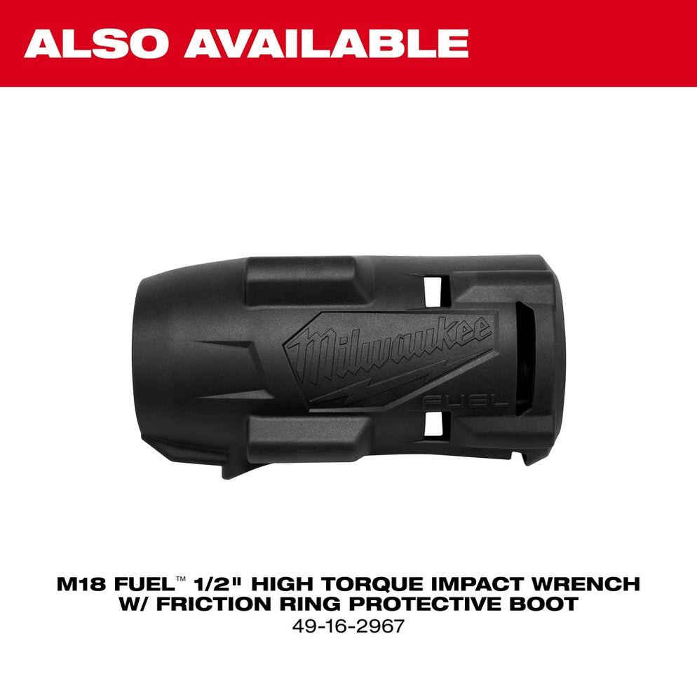 Milwaukee 2967-22 M18 FUEL 18V 1/2" High Torque Impact Wrench Friction ...