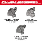 Milwaukee 5150-20 M18 FUEL 18V Branch Conduit Bender w/ Auto-Zero ...