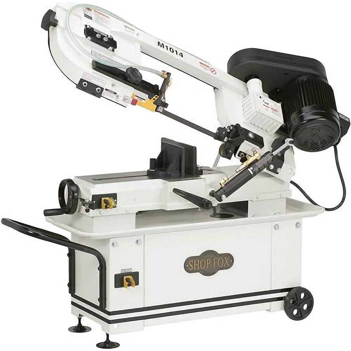 Shop Fox M1014 7" X 12" 4 Speed Metal Cutting Bandsaw w/ Internal ...