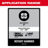 Milwaukee 2613-20 M18 18V Brushless SDS Plus D-Handle Rotary Hammer ...