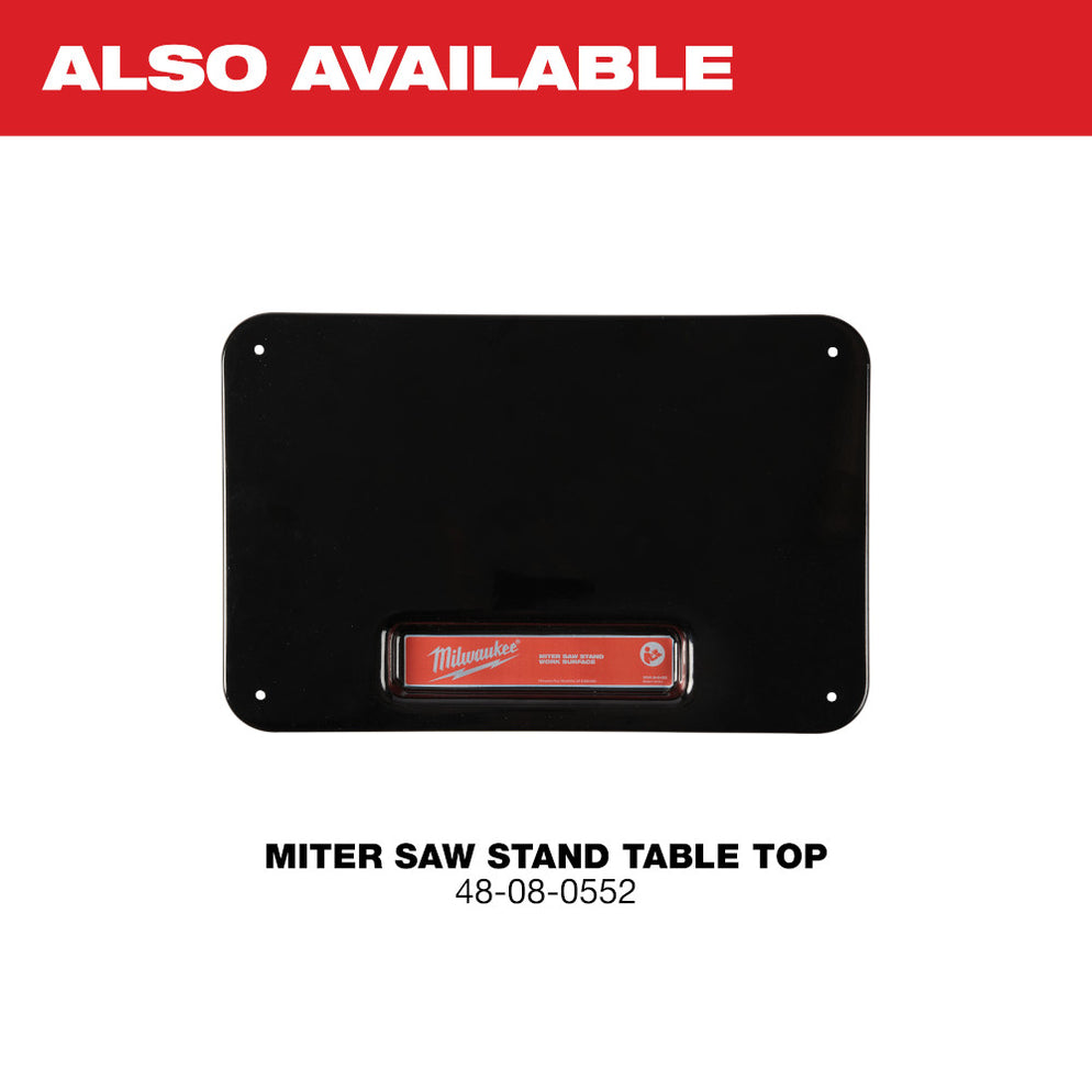 Milwaukee 48-08-0551 100-Inch Adjustable Compact Folding Miter Saw Stand