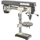 Shop Fox W1669 1/2 Hp 34" 5 Speed Benchtop Radial Drill Press w/ Cast ...